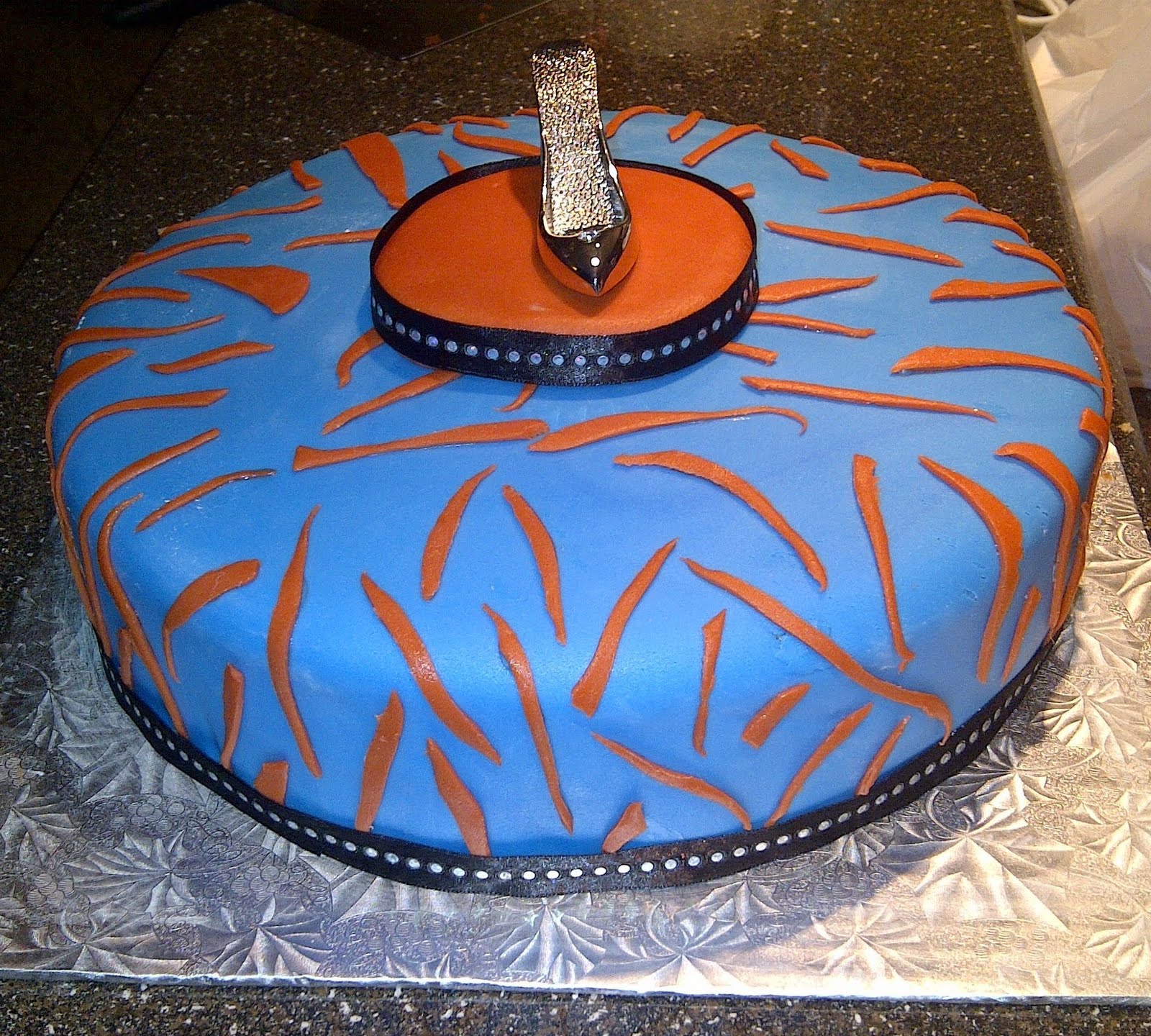 Cakes By Alissa: Zebra Stagette Cake