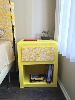 DIY: Cardboard bedside table/night stand DIY