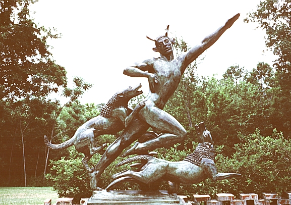 O World invisible: Actaeon pursued by his own dogs