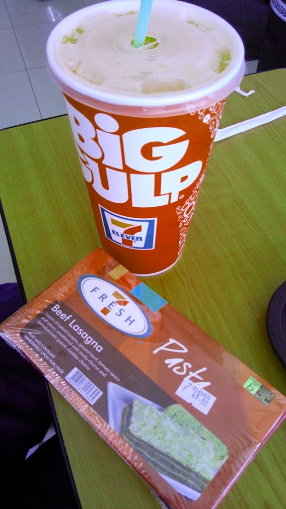 Waking Up to 7-11 Breakfast: Pasta Lasagna