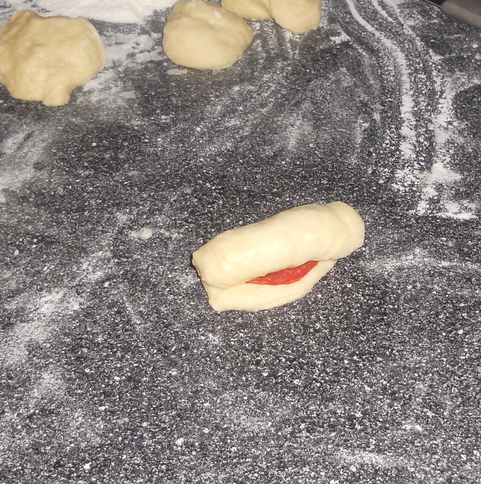 Katie's Quilts and Crafts: Pepperoni Rolls - For beginners