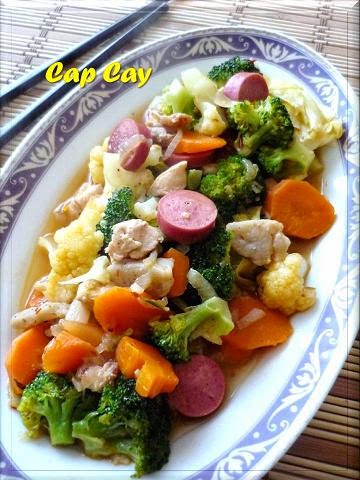 Citra's Home Diary: Cap Cay (Indonesian style mix vegetable saute)