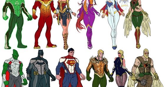 Seduced by the New...: DCU Character Concept Art