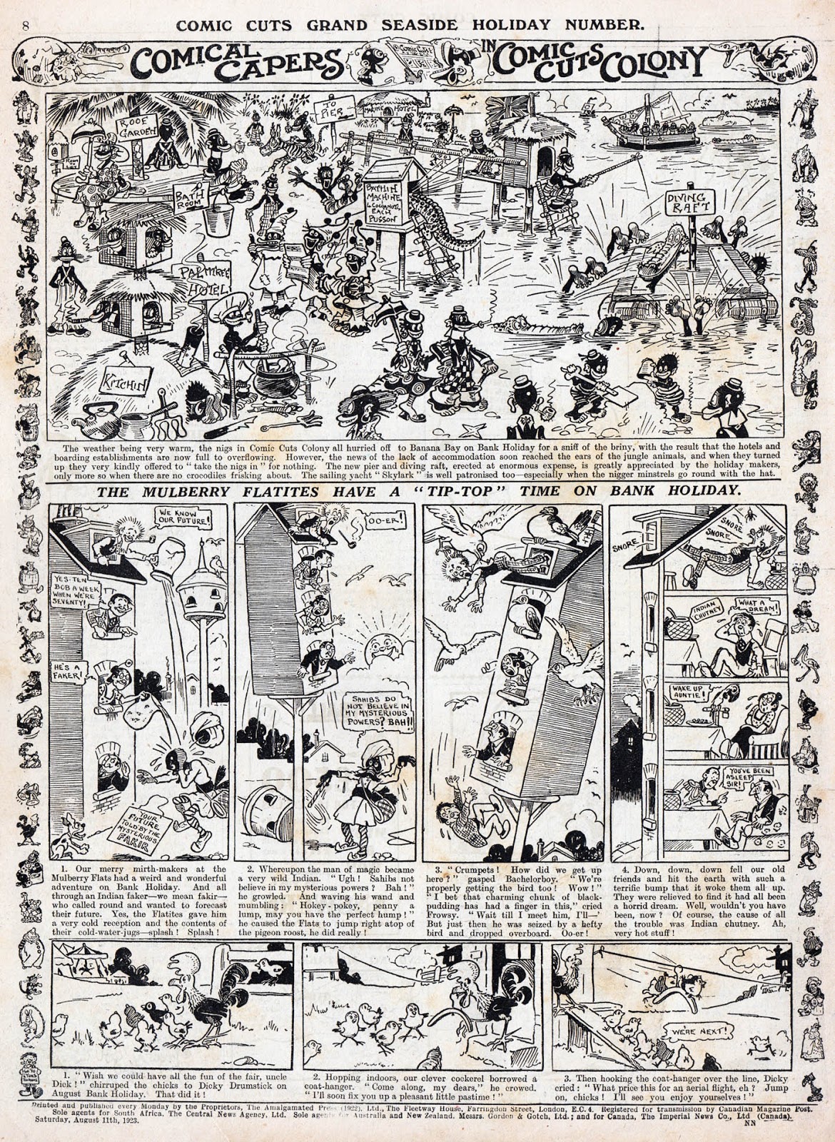 BLIMEY! The Blog of British Comics: Comic Cuts Seaside Holiday Number ...