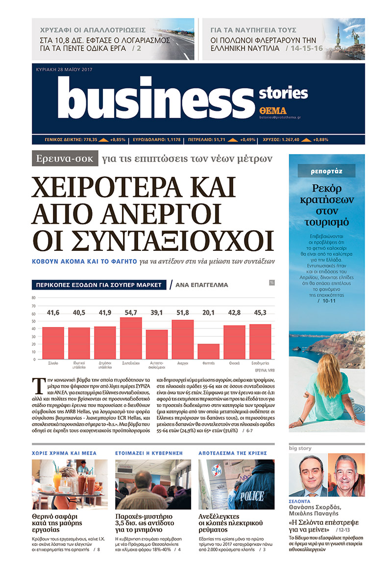 ΟΝ LINE PAPADOPOULOS: ΤΟ ΠΡΩΤΟ ΘΕΜΑ ΤΗΣ ΚΥΡΙΑΚΗΣ