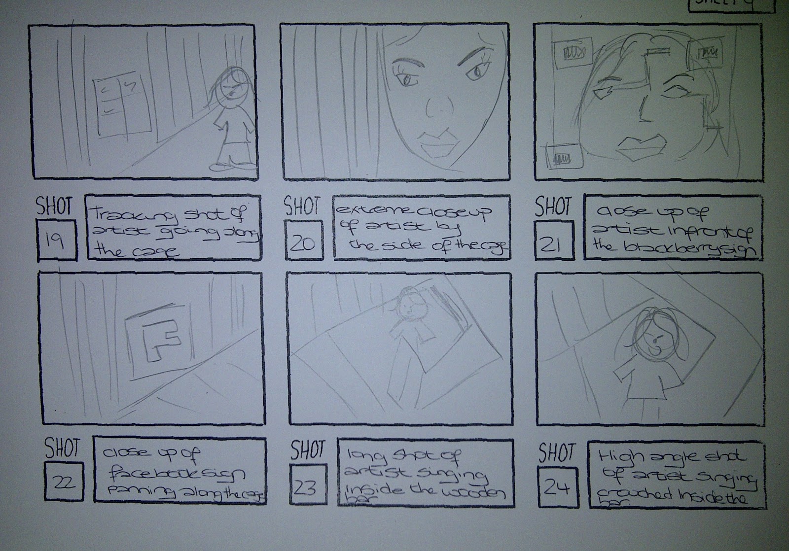 Group 25: Planning- Draft Storyboard and animatic