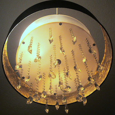 The Cuban In My Coffee: DIY Gilded Gold Pendant Light, Black And Gold ...