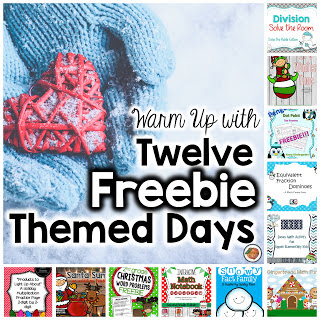 Collaboration Cuties: 12 Days of Winter FREEBIES Galore!!!