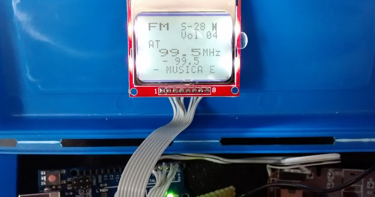 Arduíno e eletrônica: Radio FM 5807 estéreo com RDS