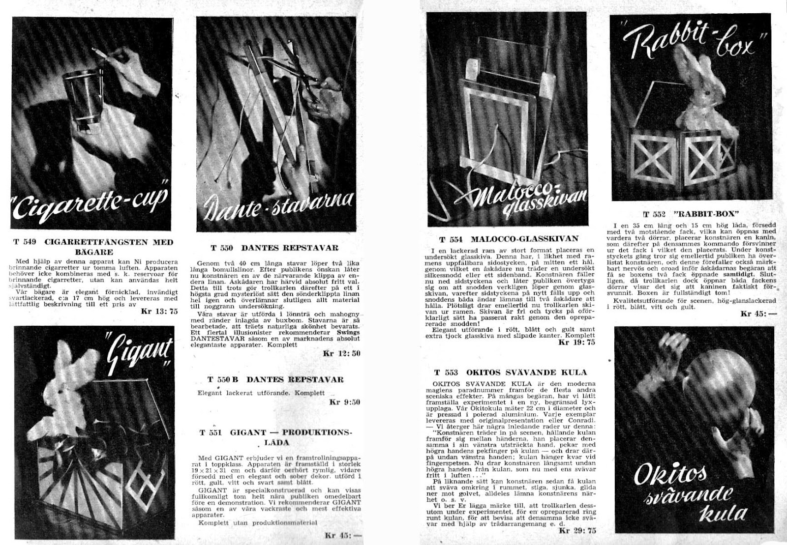 and everything else too: Trolleri (Magic) Katalog '47 PART TWO