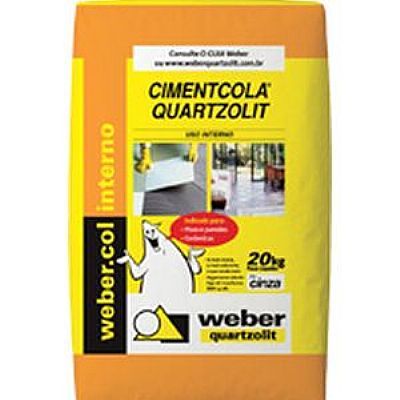 Constrular Camocim-CE: cimento cola Quartzolit 20kg