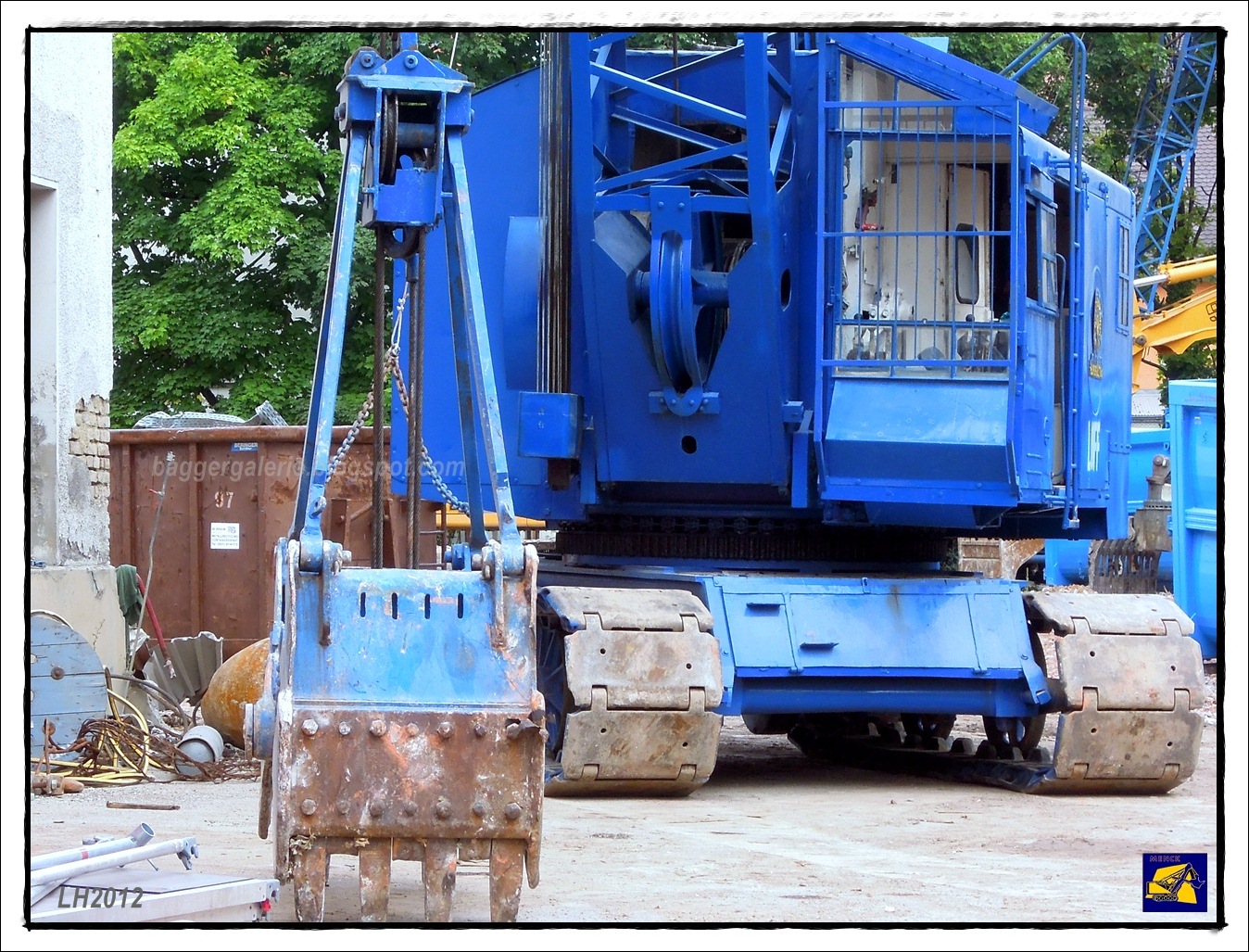 Bagger Galerie Construction Machines: MENCK Mc Seilbagger mit Greifer ...