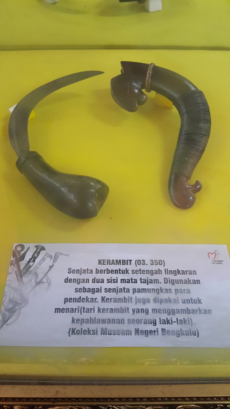 Senjata Tradisional Sumatera Dipamerkan di Tanah Melayu - RiauMagz