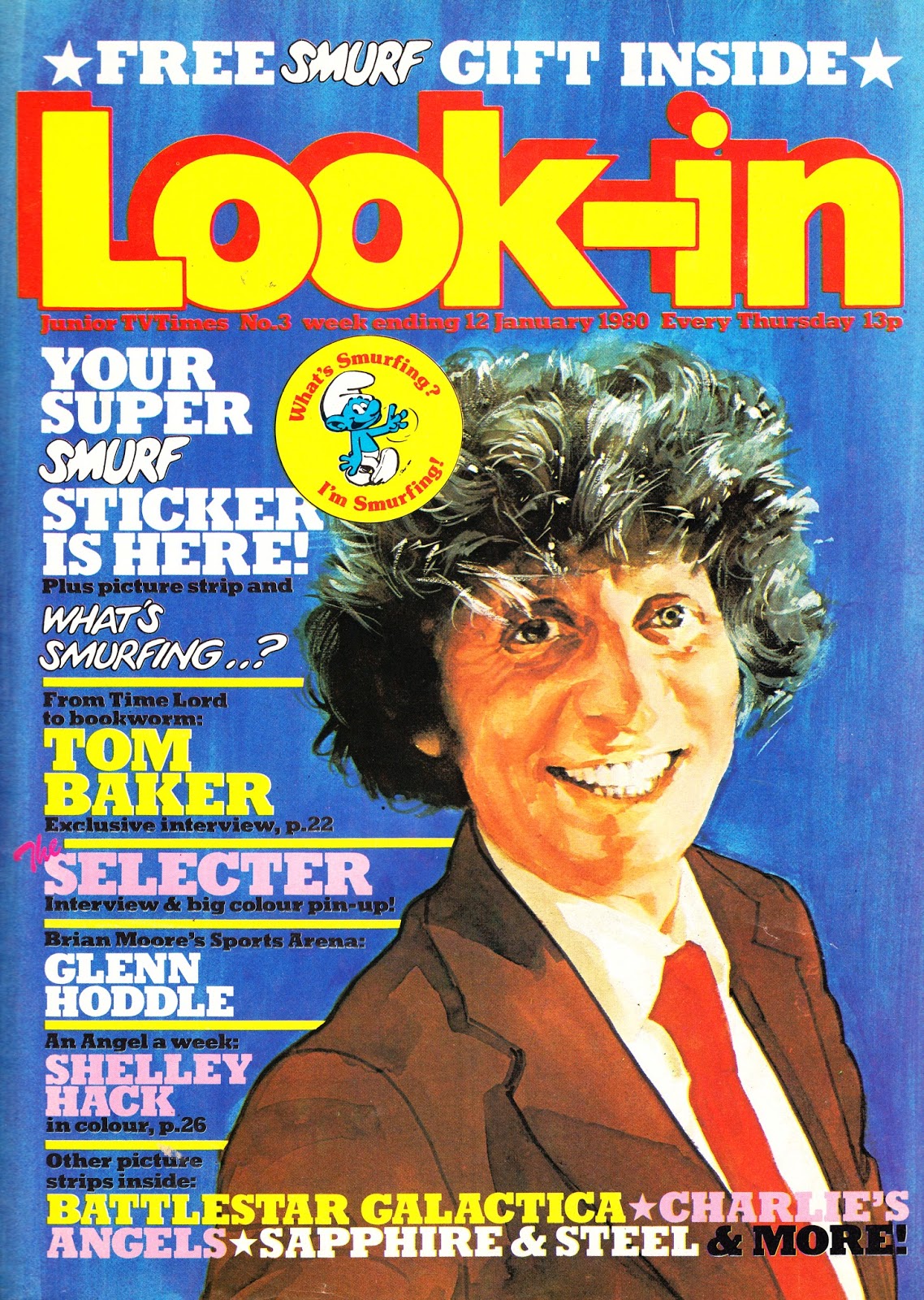 STARLOGGED - GEEK MEDIA AGAIN: 1980: LOOK-IN TOM BAKER COVER