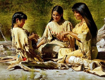 Indianie - mój sposób na życie: Indianie obrazy: indiańskie dzieci