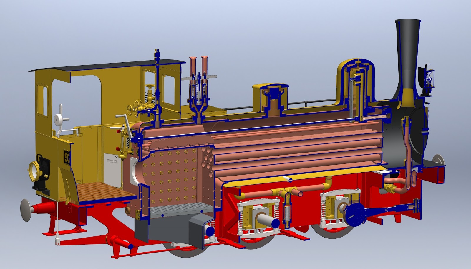 Württembergische T3: The Solidworks drawing