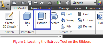 Belajar Yuk!!!!!!: Penggunaan Tool Extrude Pada Inventor