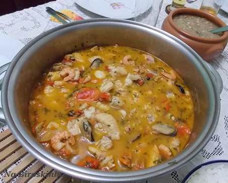 Caldeirada de Frutos do Mar - Na Biroskinha