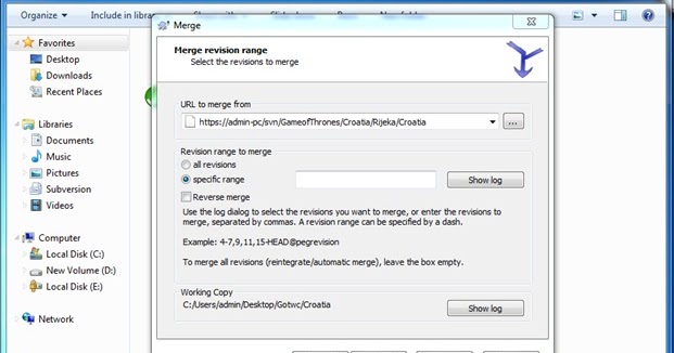 Subversion Svn Merge