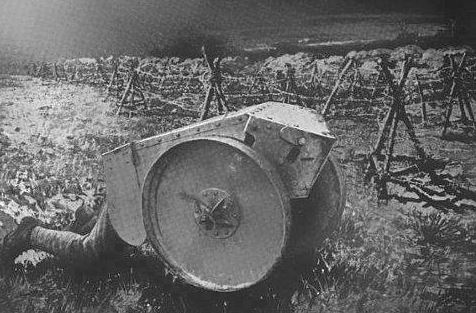 Just A Car Guy: WW1 one-man tank, used to move wire-cutters close to ...