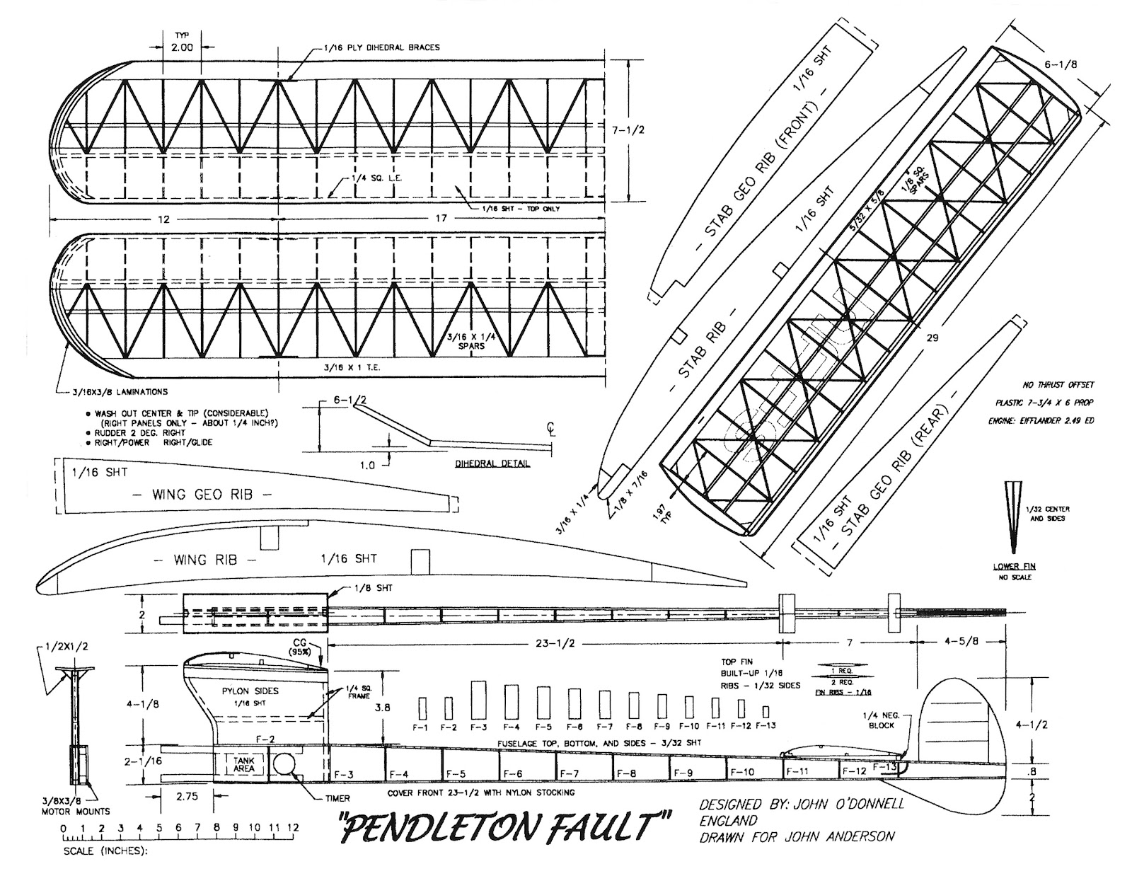 Volar Libremente - Free Flight Models Airplanes: PENDLETON FAULT de ...