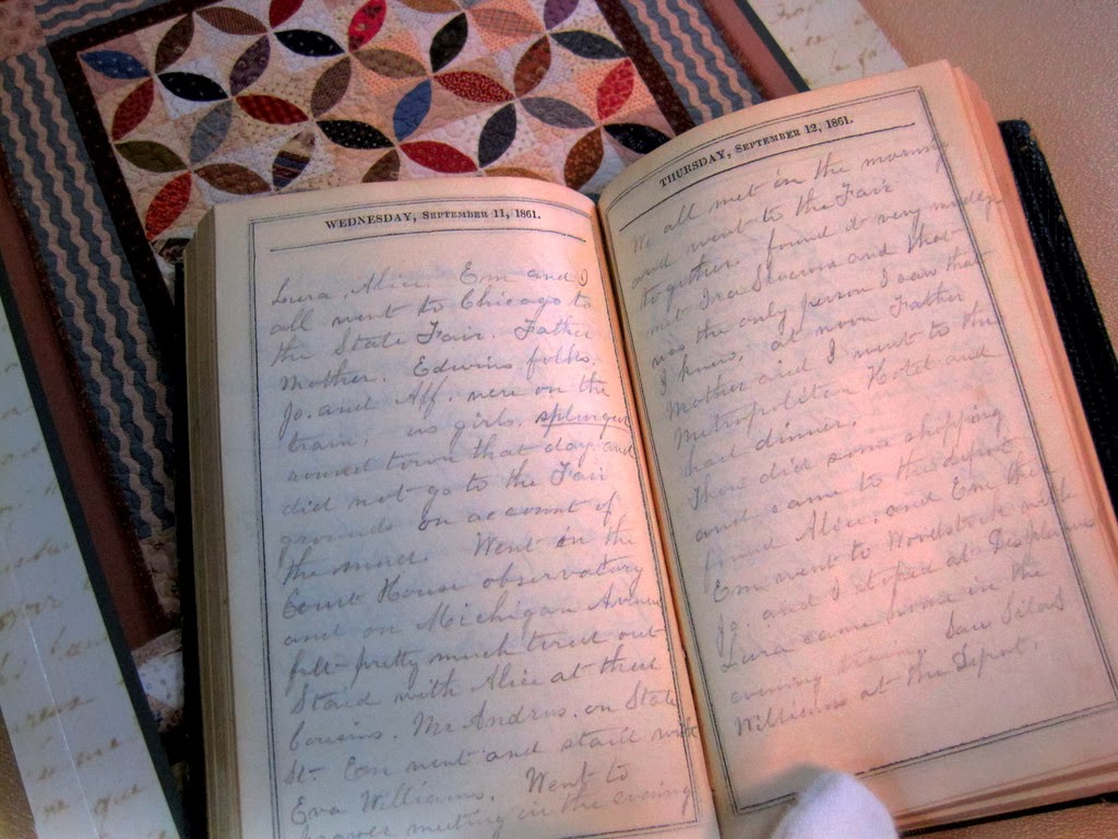 A Sentimental Quilter: Celebrate Quilts and Diaries from the Past