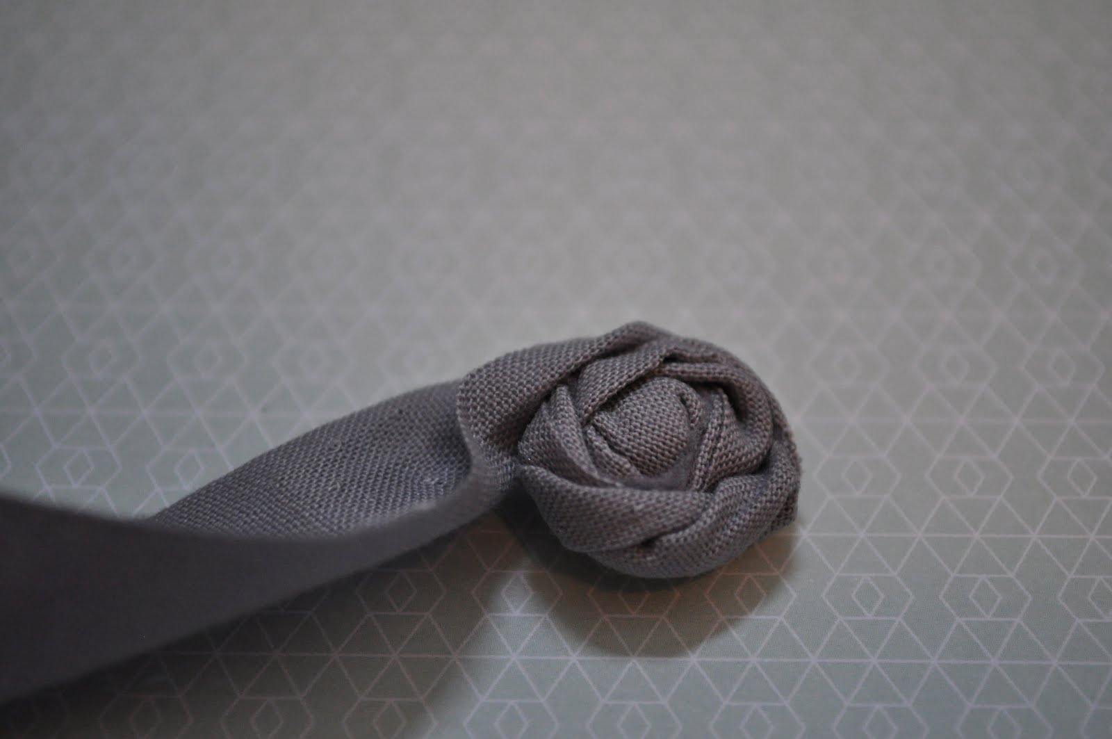 Fabric Twist Rosette - The Small Things Blog