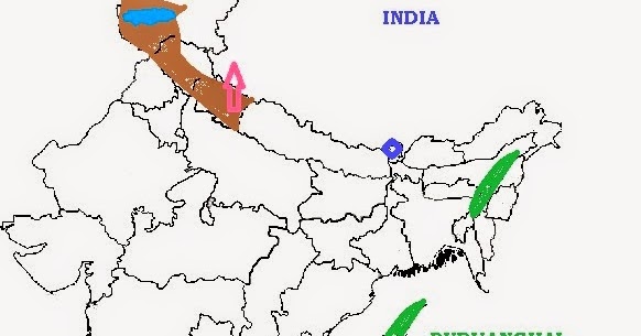 India Map Karakoram Range