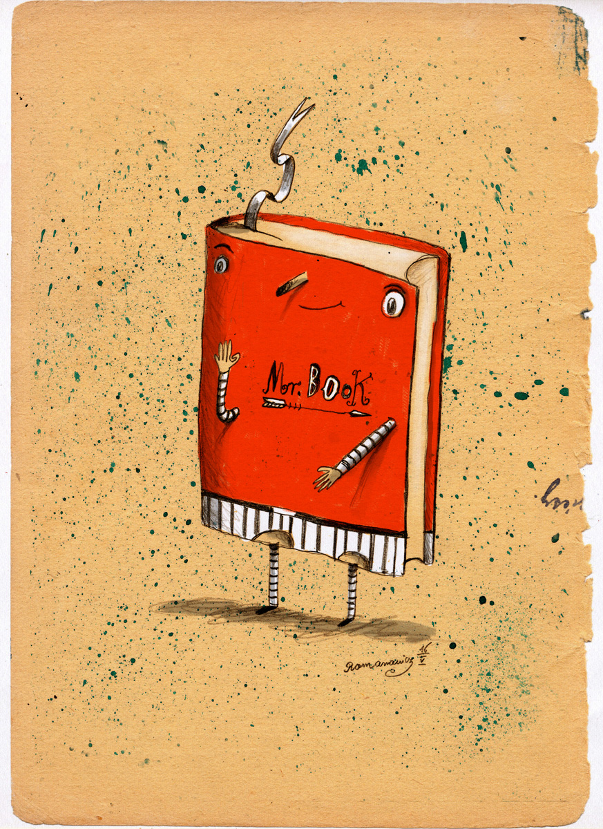Robert Romanowicz illustration: Mr. Book