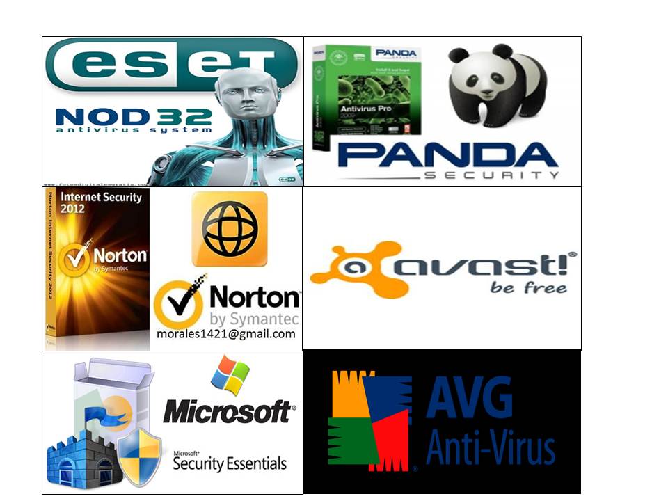El antivirus : Los antivirus mas conocidos