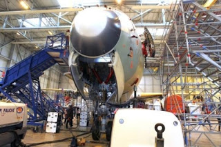 A350 XWB News: MSN1 finishing Flight Test Installation