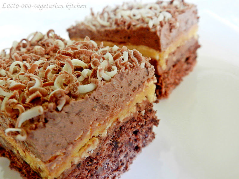 Lacto-ovo-vegetarian kitchen: Prajitura Excelent