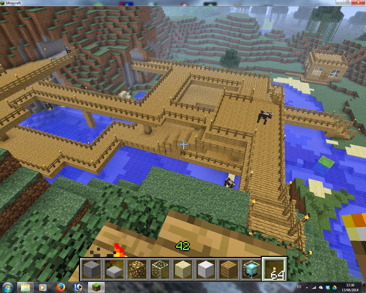 Construcciones en Minecraft: Laguna "Turística"