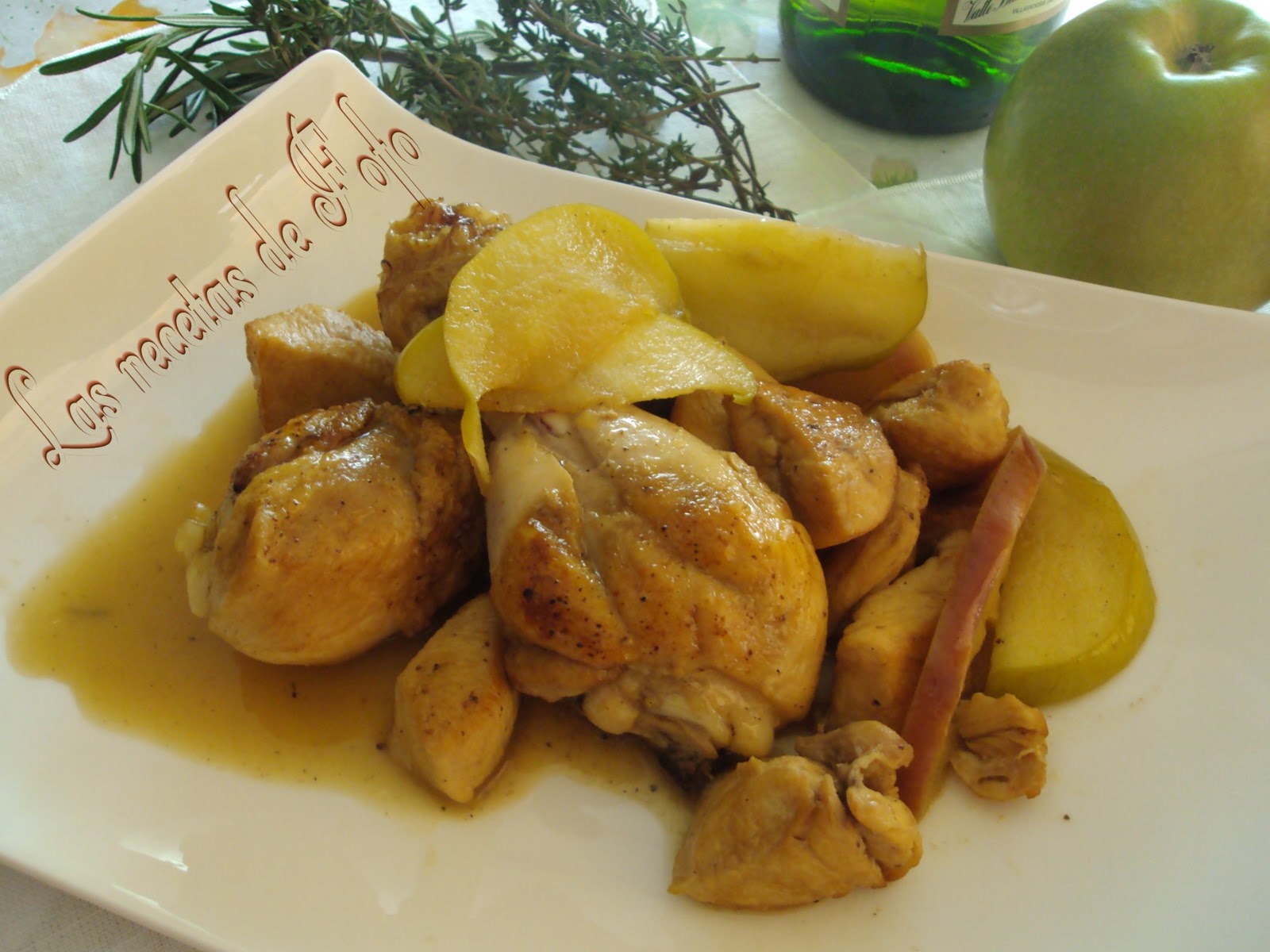 Las recetas de Fófo: Pollo a la sidra