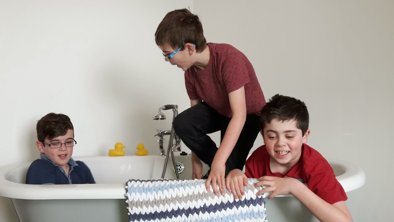 #bath My boys ... just thinking about Autism differently: April 2015