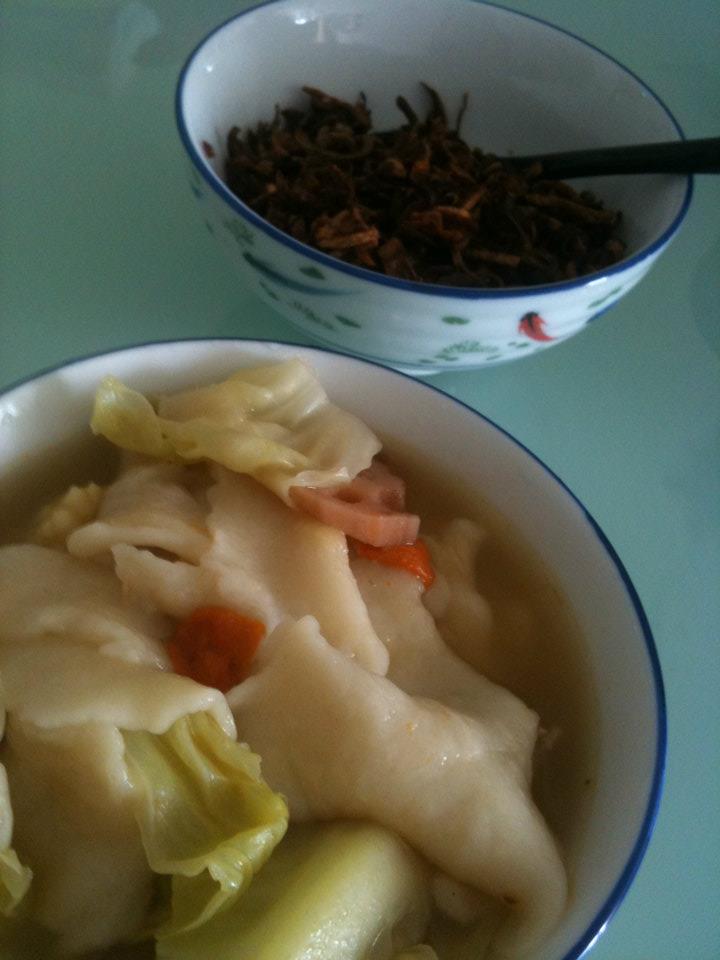 Thermomix MY Recipe: Mi Hun Ke / Pan Mee 面粉糕 / 板面