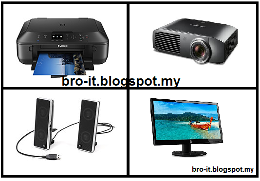 INPUT AND OUTPUT DEVICES - Bro IT (Information Technology)