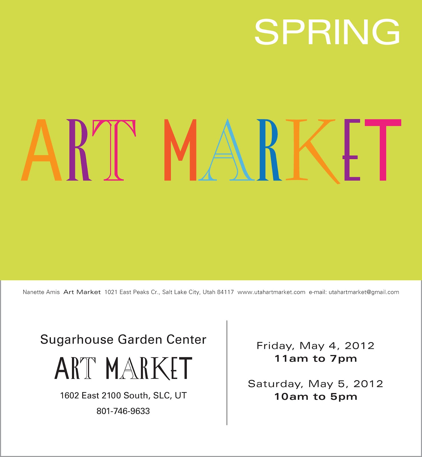 Hum: Spring Art Market this Weekend!