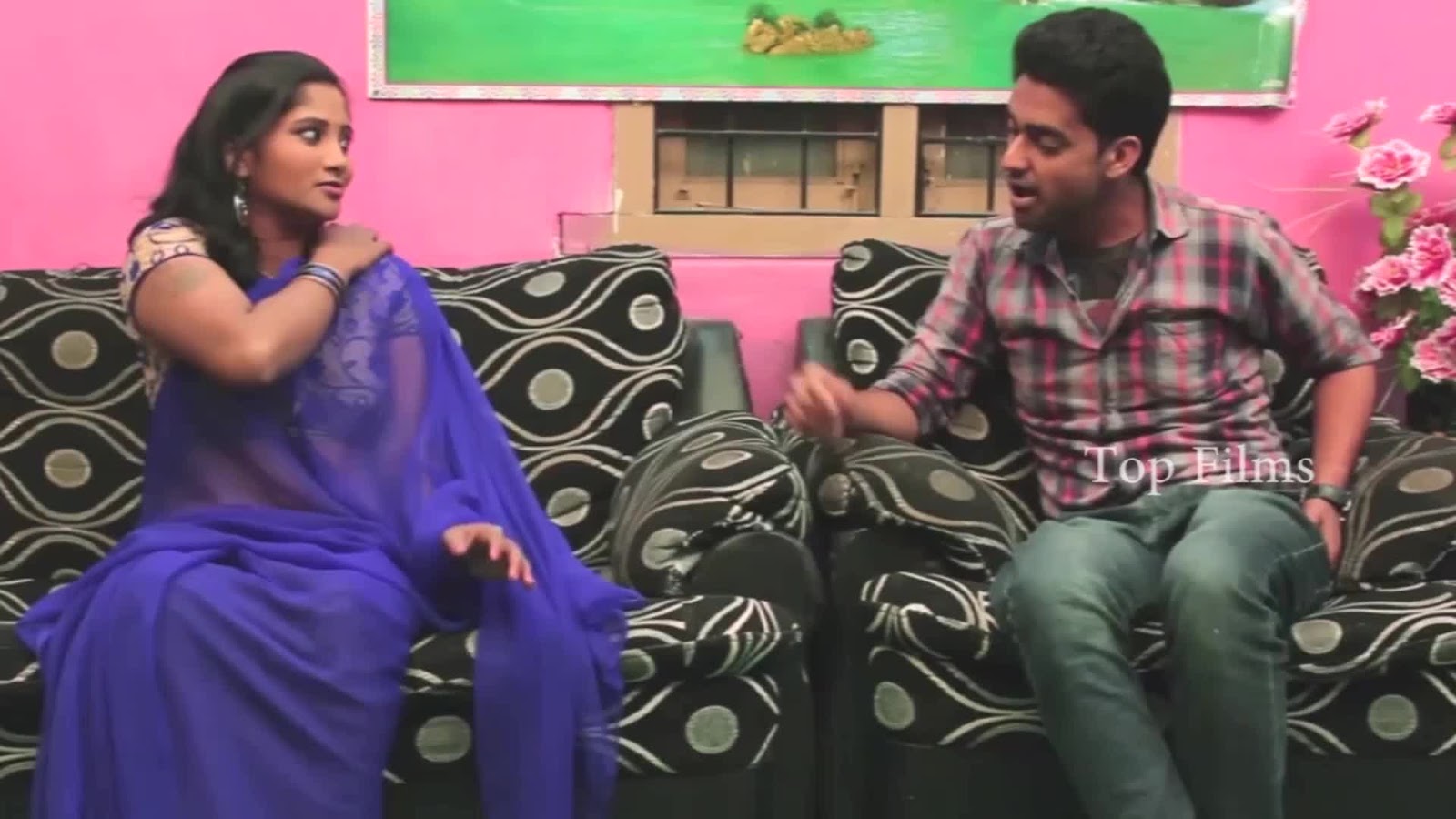 Lip To Lip Kiss With Neighbour Aunty Tamil Short Film