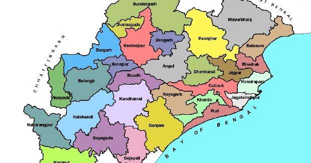 Odisha All District with its official Government Website