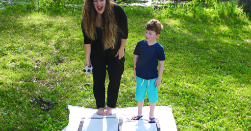 toss across: a new DIY backyard family game made with Sprout by HP ...