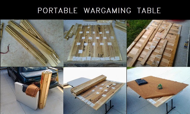 Building a folding wargaming table