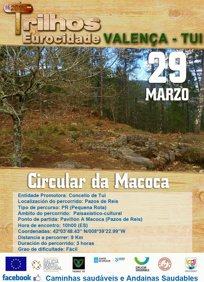 VALENÇA TUI INFO: Este domingo 29 realizarase a Andaina Circular da Macoca