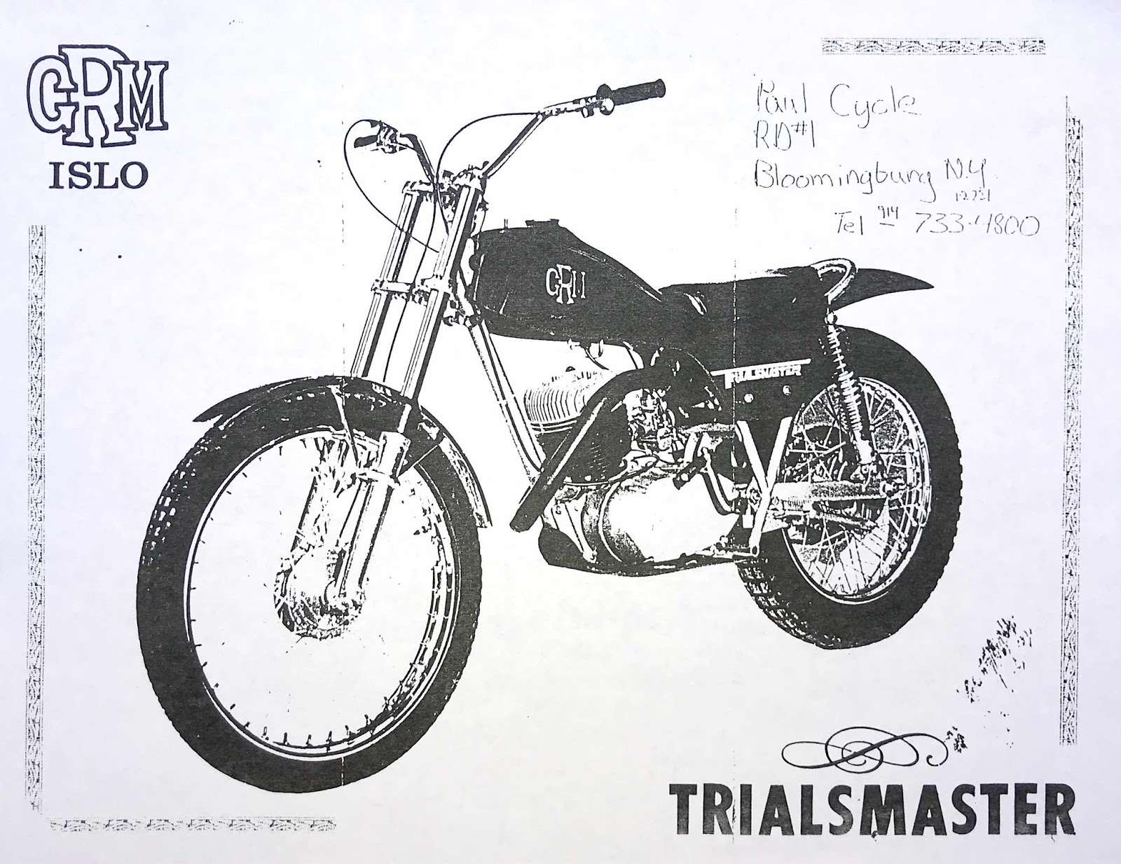 handverker: grm trialsmaster info