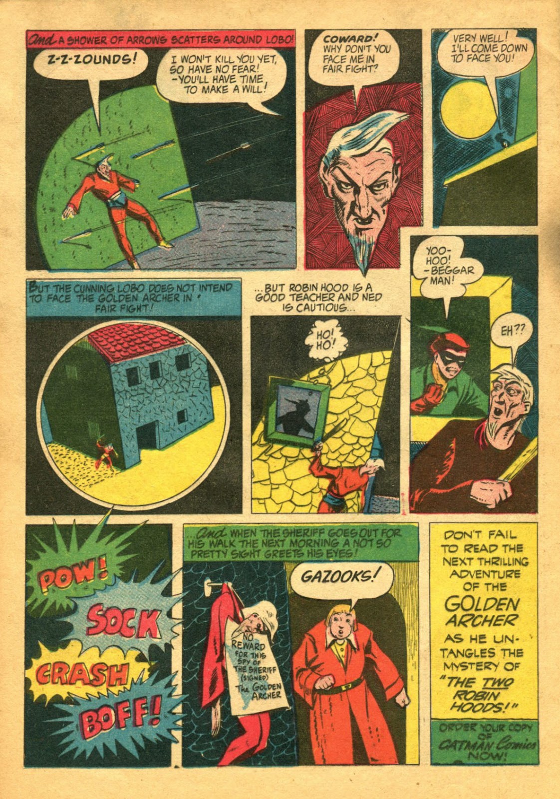 Four-Color Shadows: The Golden Archer-Don Rico-1945