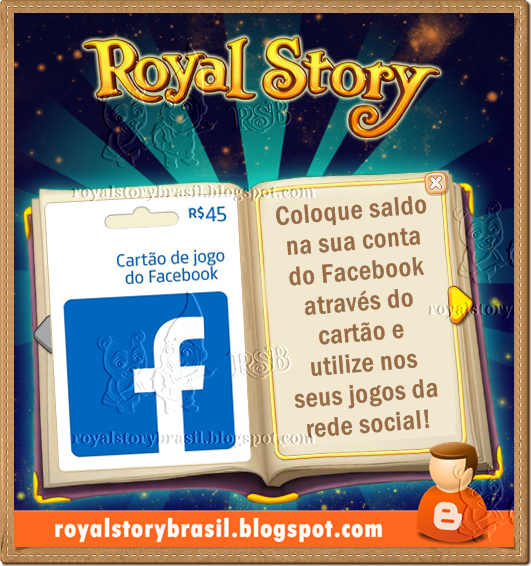 Cartão de jogo do Facebook | Blog Royal Story Brasil