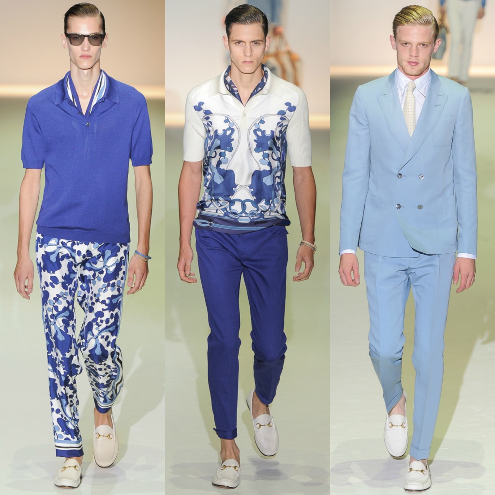 Stylefluid Trendz: Men in Blue - Spring/Summer'13 Trend - Blue Tone