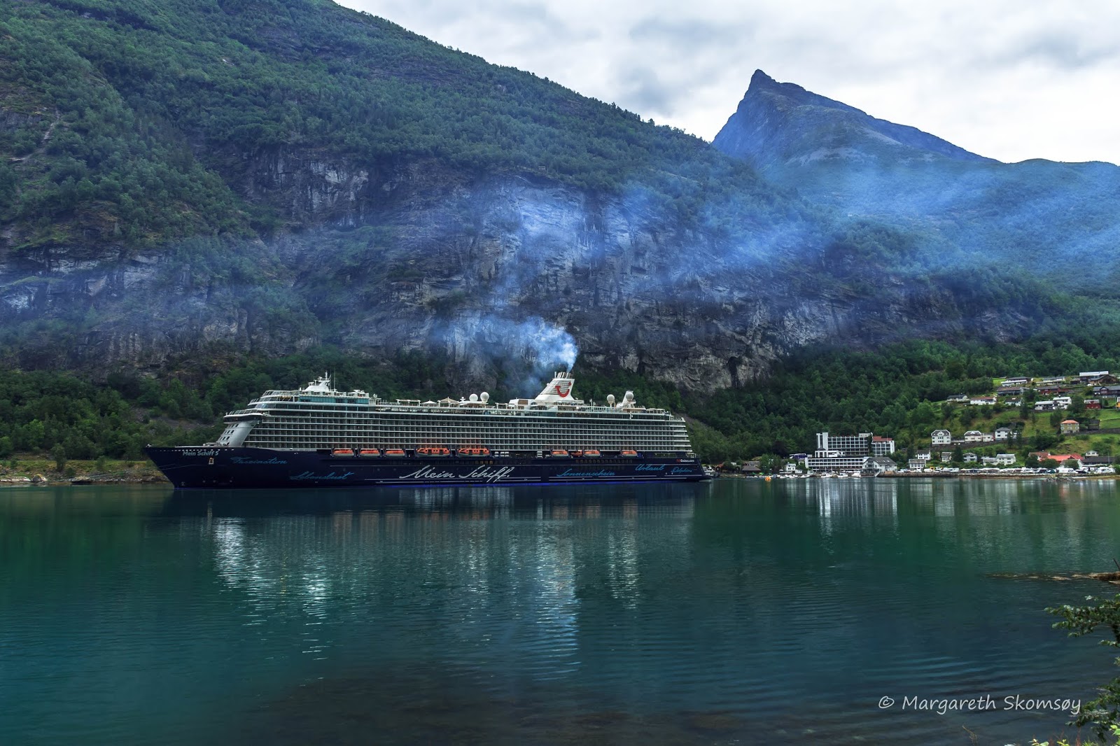 Mine dager i bilder: Geiranger - ved sentrum