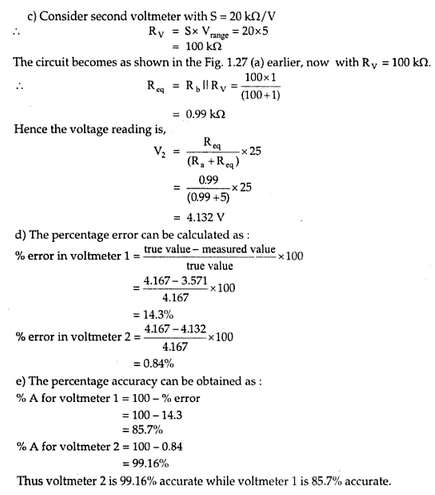 Sensitivity of Voltmeters ~ your electrical home