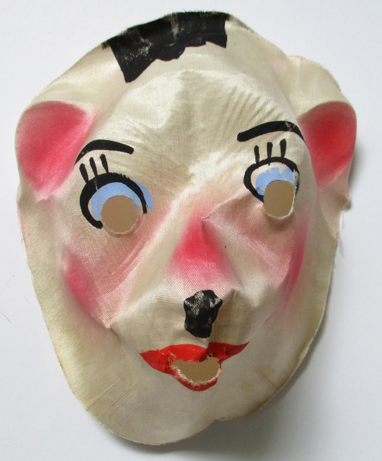 Dull Tool Dim Bulb: Vintage Antique Gauze Linen Muslin Buckram Masks ...